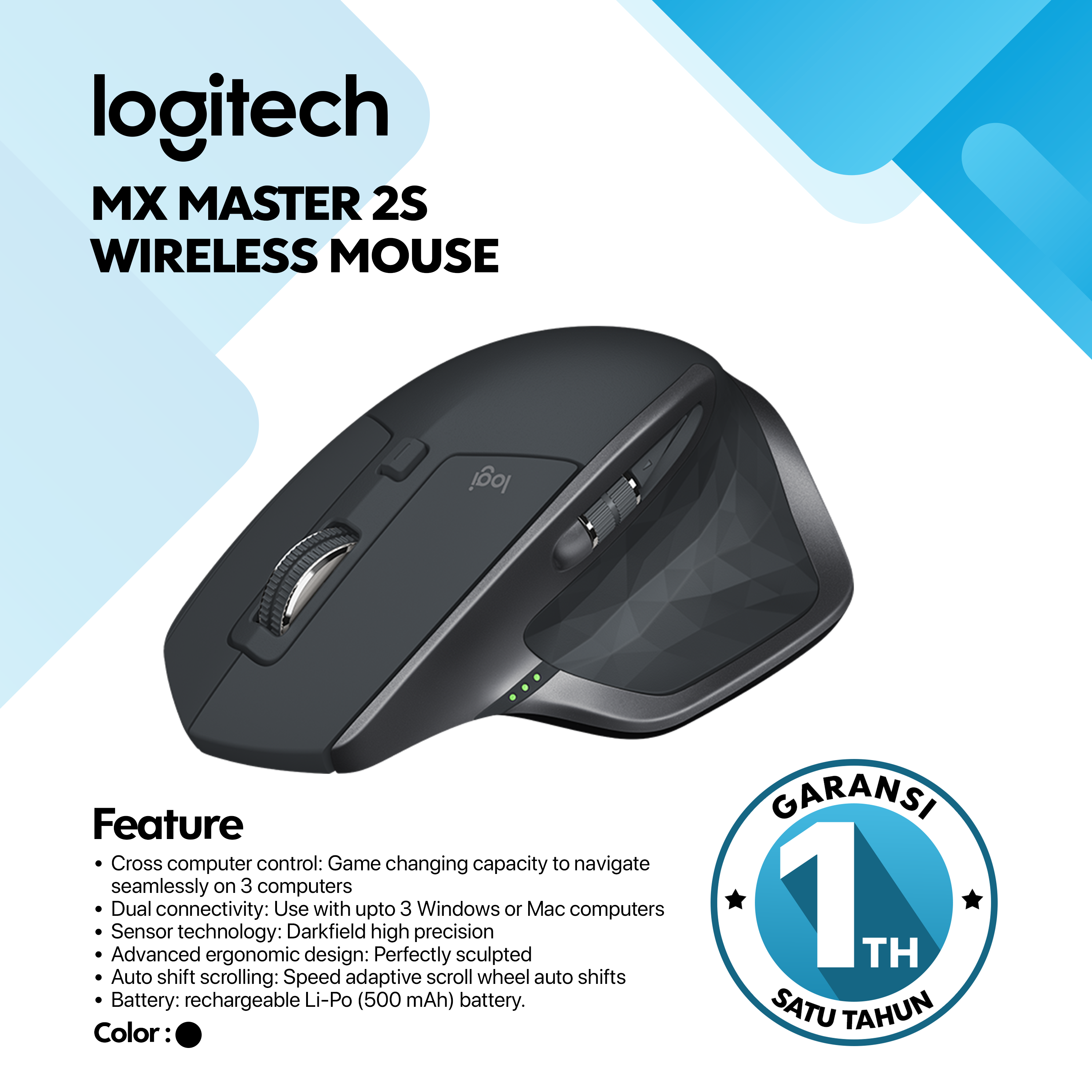 Logitech MX Master 2s Wireless Mouse
