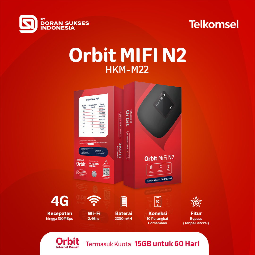 Huawei Modem HKM-M22 Orbit MIFI N2